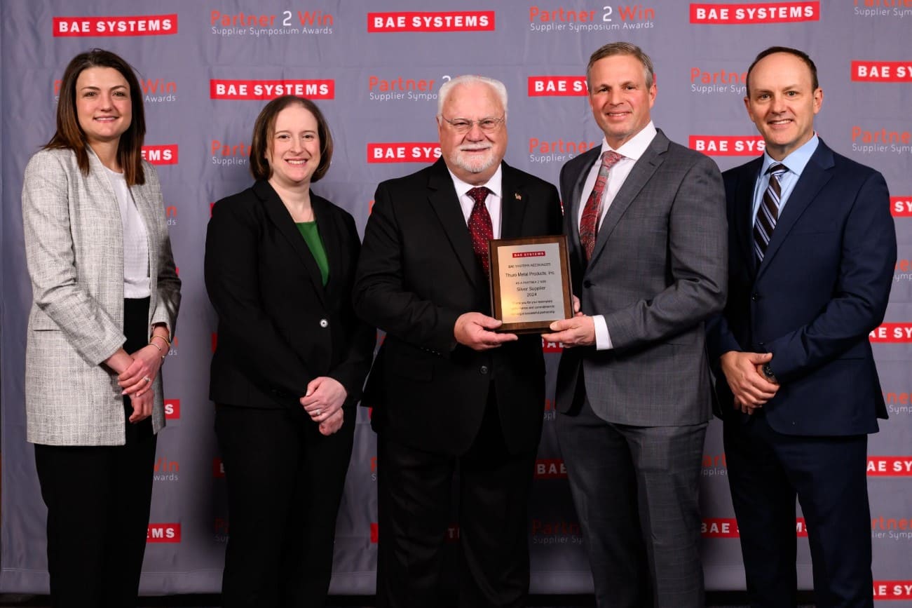 Thuro Milestone - BAE Recogition for Outstanding Performance